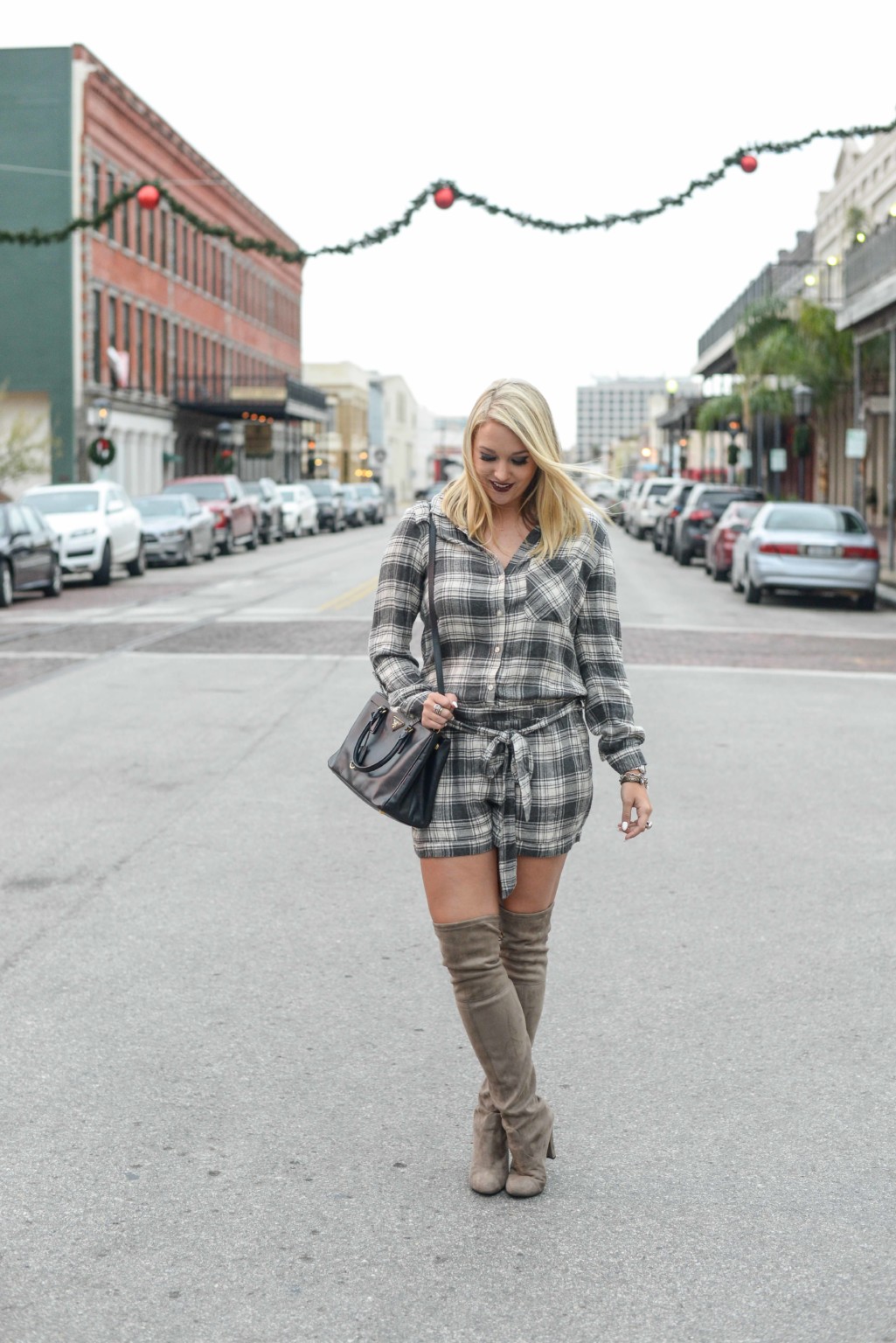 Plaid Flannel Romper - Kayleigh's Kloset